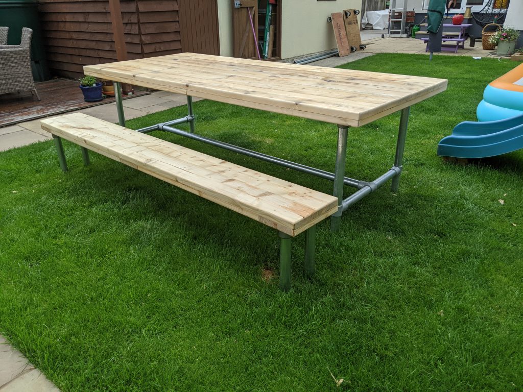 Rustic Scaffold Pole Table – SLP Event Hire Ltd